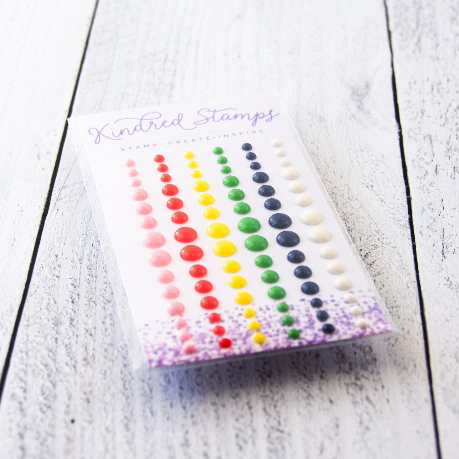 Game On Enamel Dots - Kindred Stamps