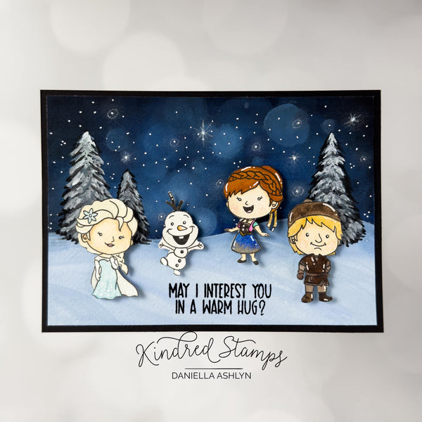 Snow Family - Kindred Stamps