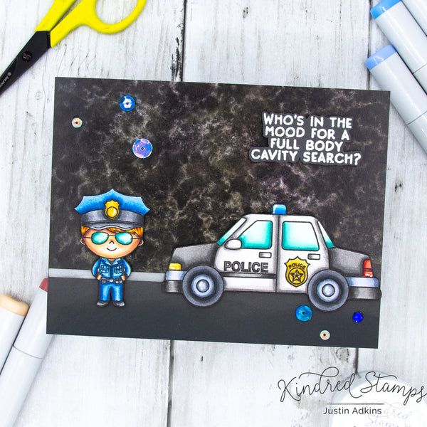 Naughty Police - Kindred Stamps
